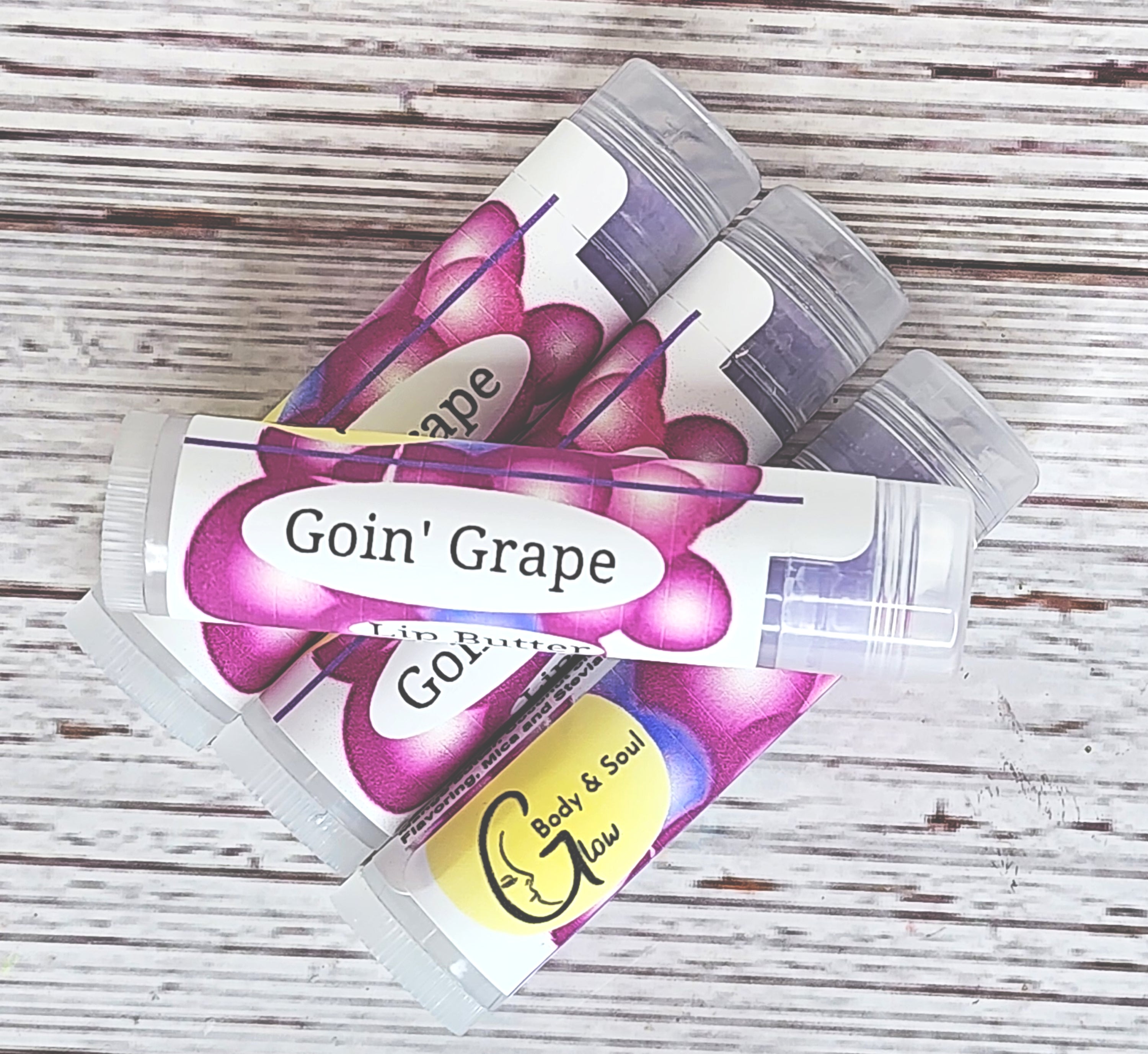 Goin' Grape Lip Butter Lip Balm – Glow Body and Soul